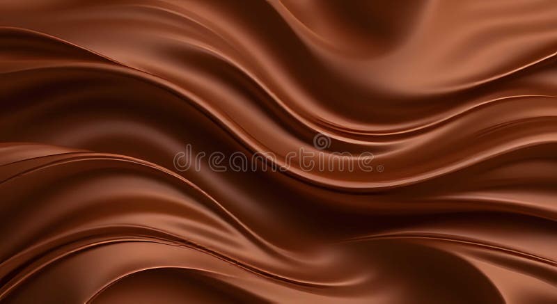 Chocolate Wave Background Design , AI-Generated Image Stock ...