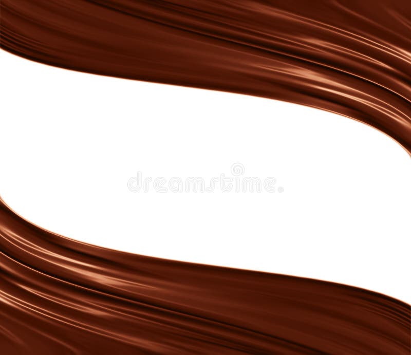Chocolate waves stock illustration. Illustration of frosting - 9966419