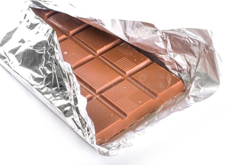 Chocolate on White Background Stock Photo - Image of full, milk: 76669720
