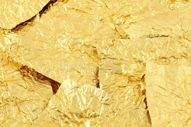 Chocolate Wrappers gold stock photo. Image of creased - 17080254