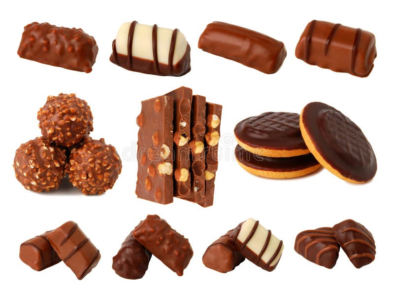 Chocolate y chocolates imagen de archivo. Imagen de dulce - 14720089