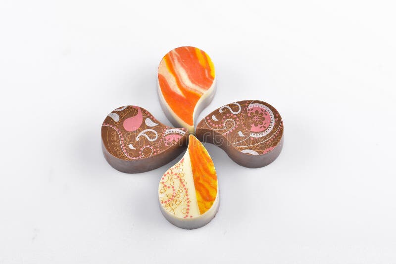 Chocolate Yin Yang stock photo. Image of homemade, good - 47477504