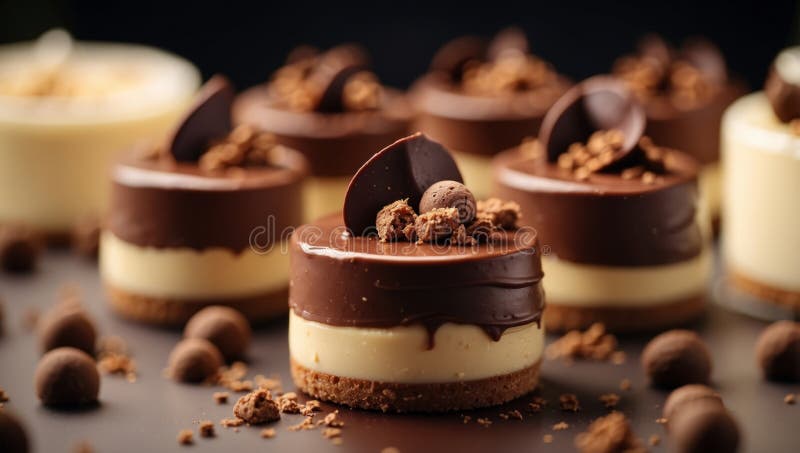 ChocolateCovered Cheesecake Bites a Modern Indulgence on a Luxurious ...