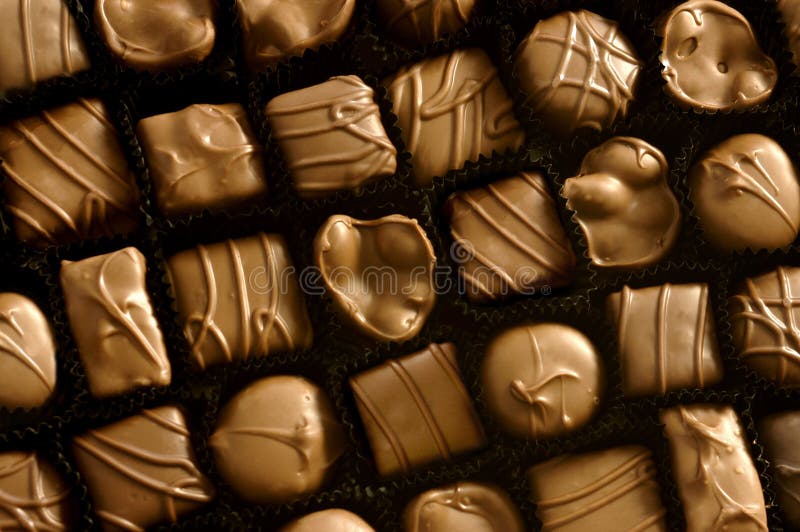 Chocolates stock photo. Image of light, treat, assortment - 14285054