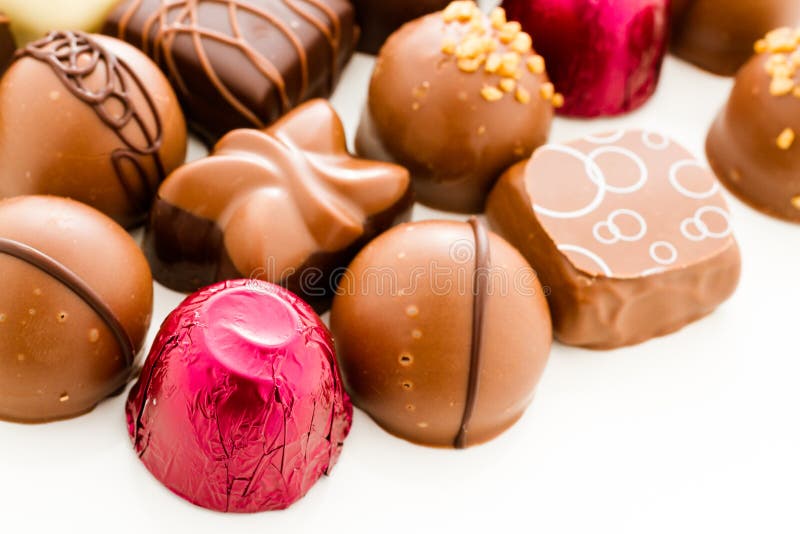 Chocolates stock image. Image of indulgence, small, gourmet - 33929119
