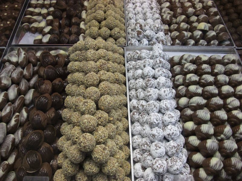 Chocolates stock photo. Image of assortment, decorative - 53362412