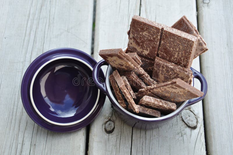 Chocolates in a container stock photo. Image of calories - 42605188