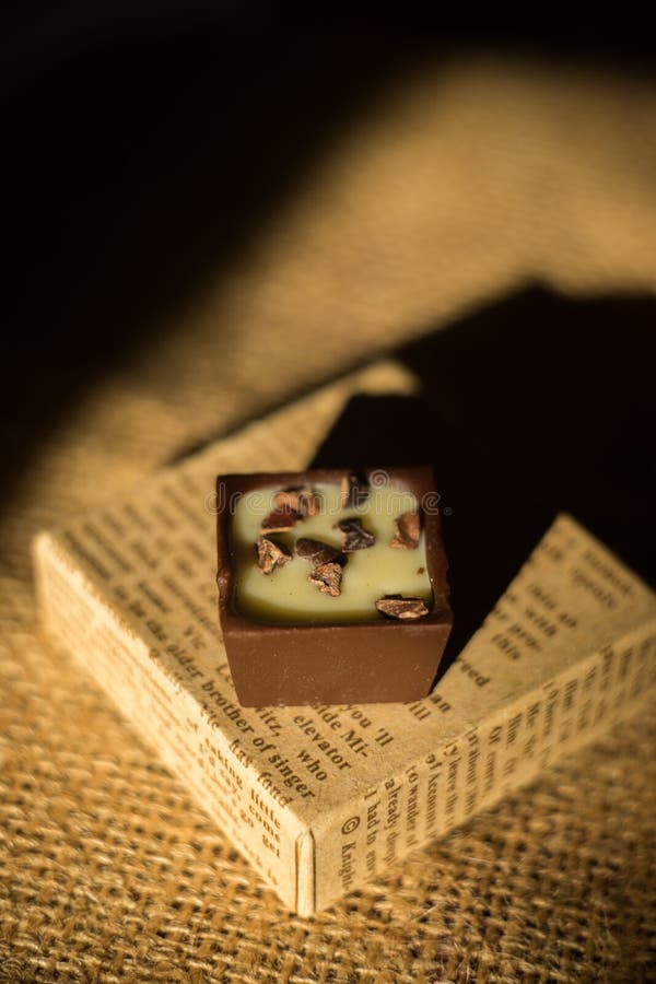 Chocolate cube stock image. Image of nuts, milk, chocolates - 112939093