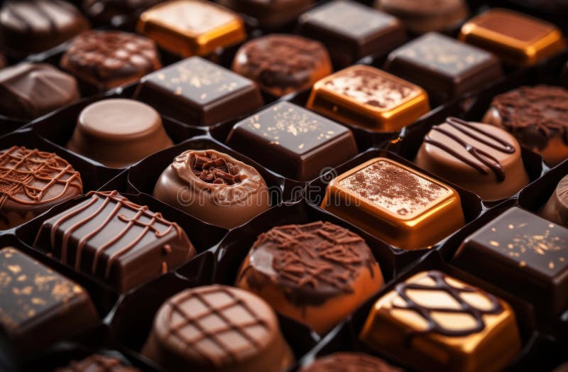 Chocolates of Different Shapes and Sizes in Different Shapes and Sizes ...