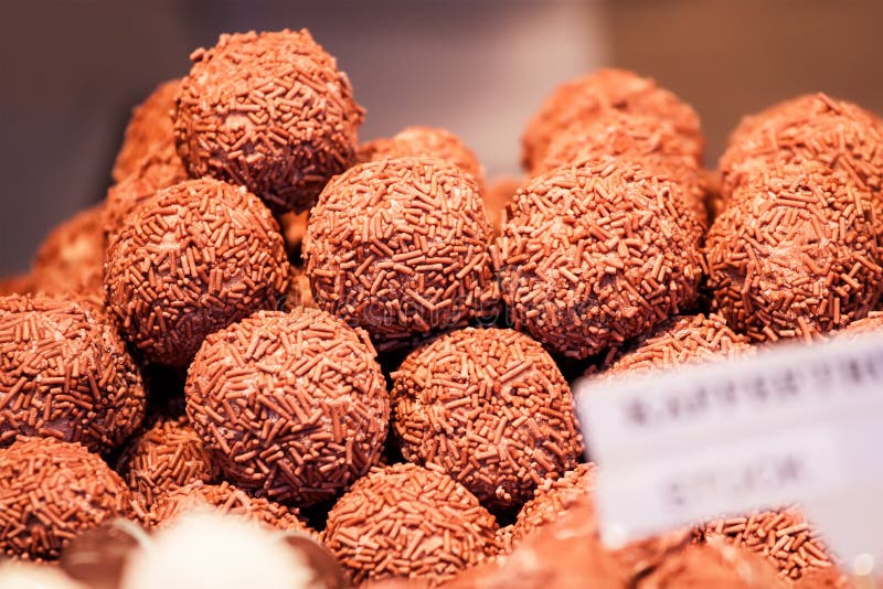 Chocolates stock image. Image of candy, food, dessert - 66372589