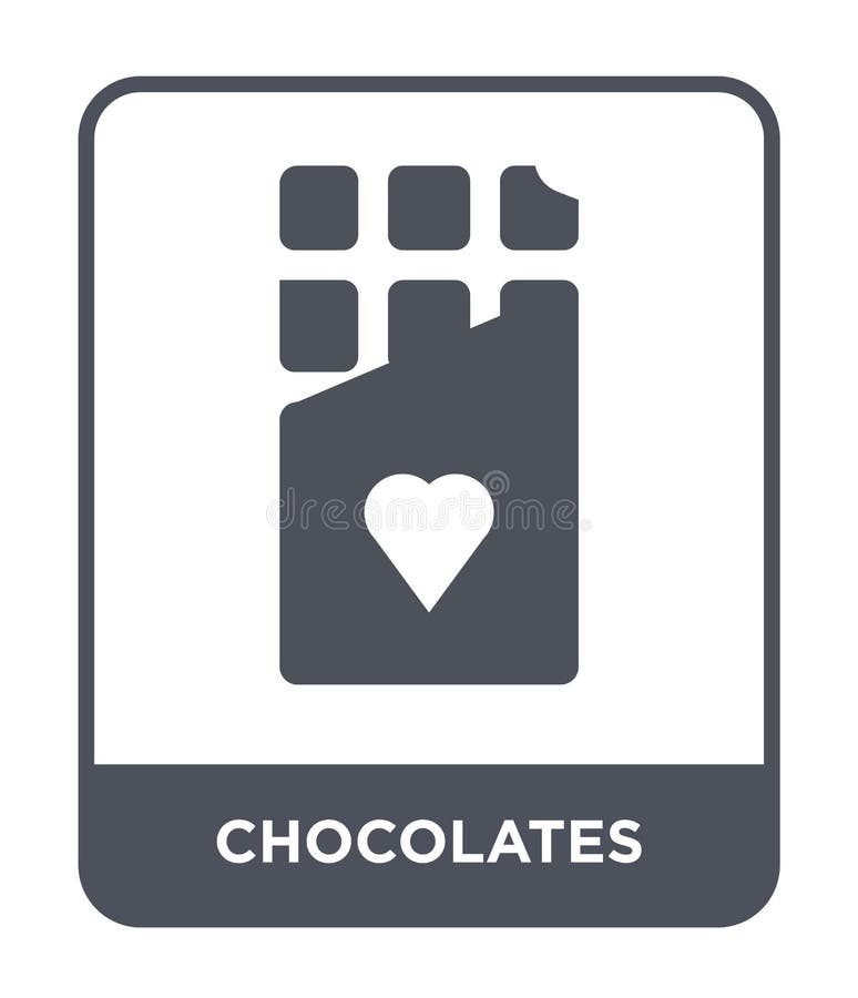 Chocolates Icon in Trendy Design Style. Chocolates Icon Isolated on ...