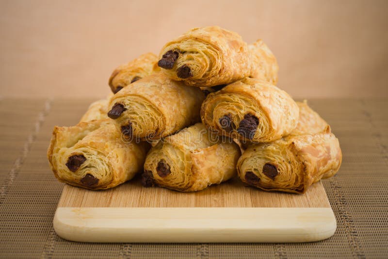 Chocolatine stock image. Image of dessert, food, french - 18201887