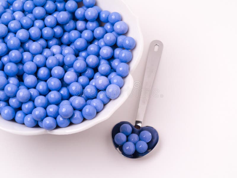 Cannes de sucrerie bleues photo stock. Image du bleu - 37748982