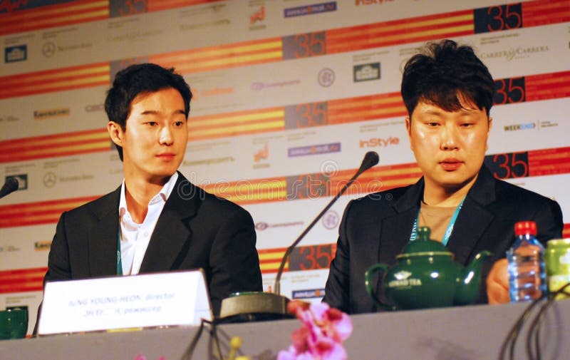 Choi Sung Ho Och Jung Young-Heon Redaktionell Arkivfoto - Bild av ...