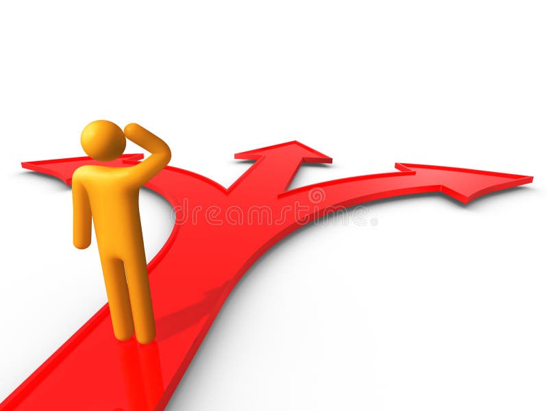 Make your choice stock illustration. Illustration of inspiration - 2645623