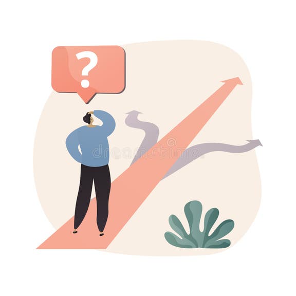 Choice Abstract Concept Vector Illustration. Stock Illustration ...