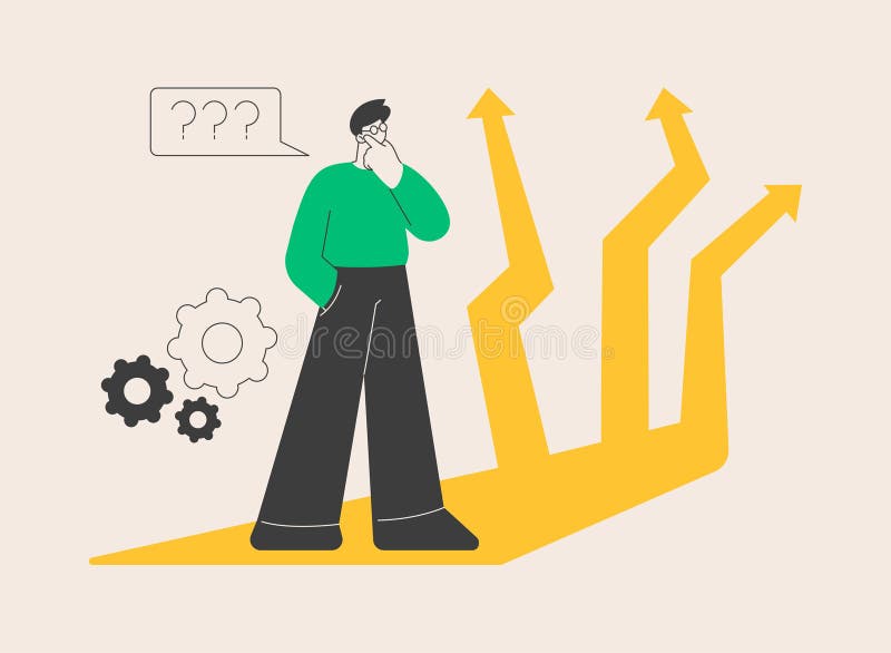 Choice Abstract Concept Vector Illustration. Stock Vector ...