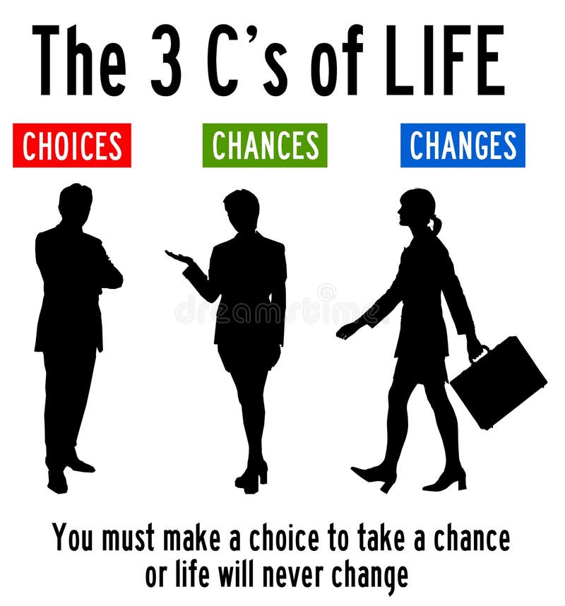 Choice chance change stock illustration. Illustration of chances - 47893857