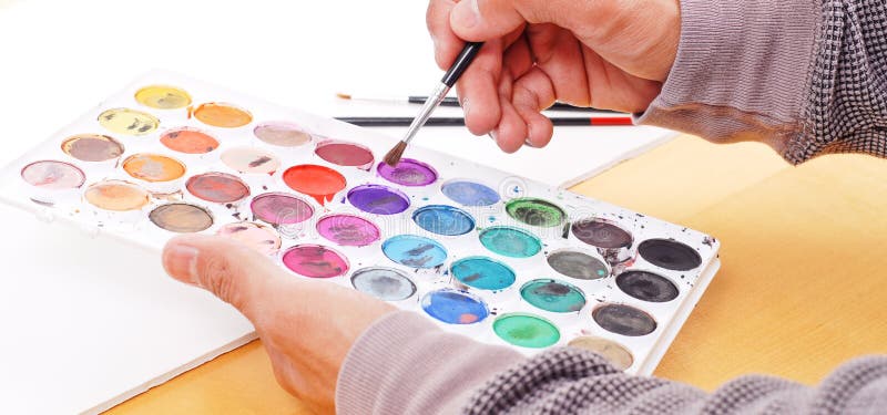 Choice of Colors stock photo. Image of artwork, brush - 19826026