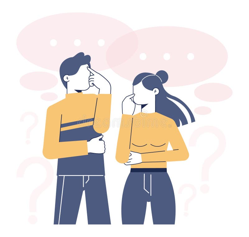 Choice Concept. Difficult Decision-making, Success or Failure Stock ...