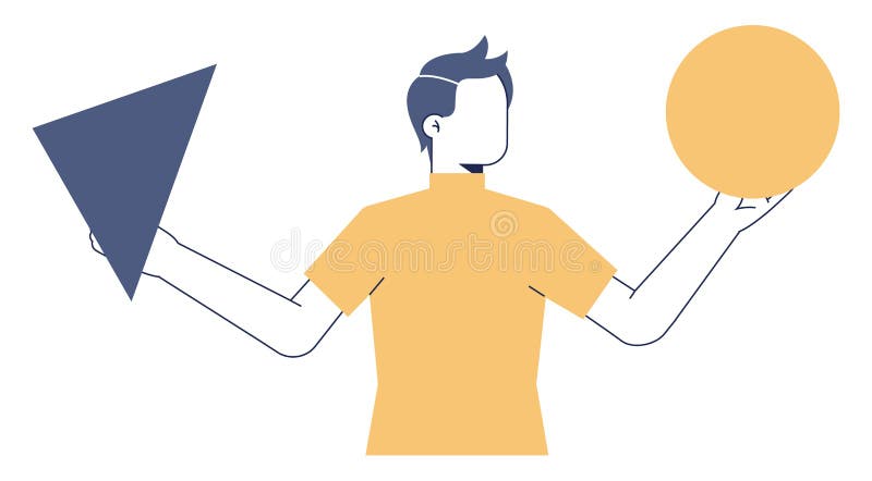 Choice Concept. Difficult Decision-making, Success or Failure Stock ...