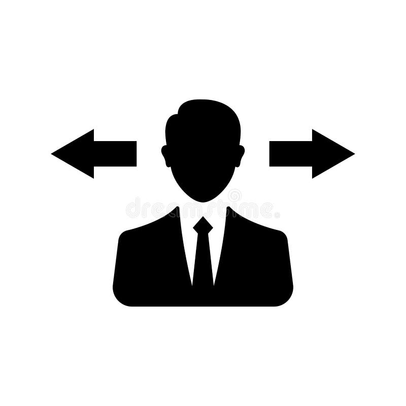 Choice, Confusion, Decision Icon. Black Vector Design Stock ...
