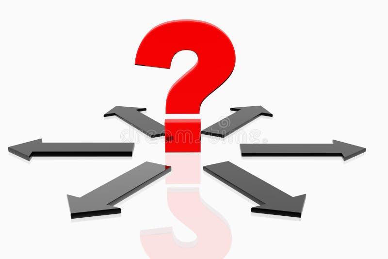 Choice of correct decision stock illustration. Illustration of ...