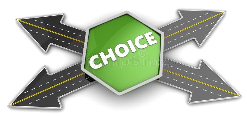 Choice stock photo. Image of business, arrows, choices - 77234816