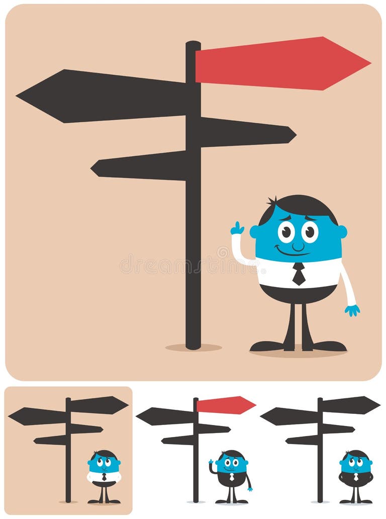 Cartoon Person Making Choice Stock Illustrations – 1,992 Cartoon Person ...