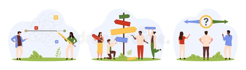 Choice of Easy Way, Right Solution Strategy Set, Tiny People Choose ...