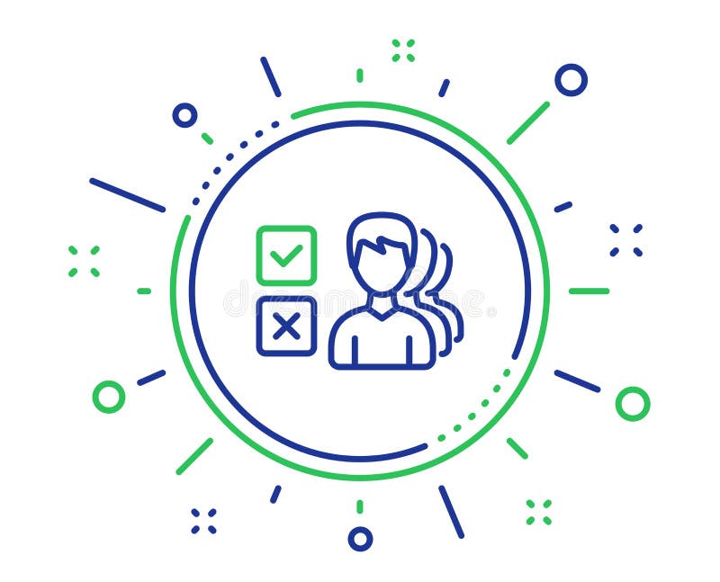 Choice Line Icon. Select Answer Sign. Vector Stock Vector ...