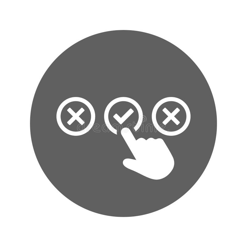 Choice, Opt, Pick Line Icon. Outline Vector Stock Illustration ...