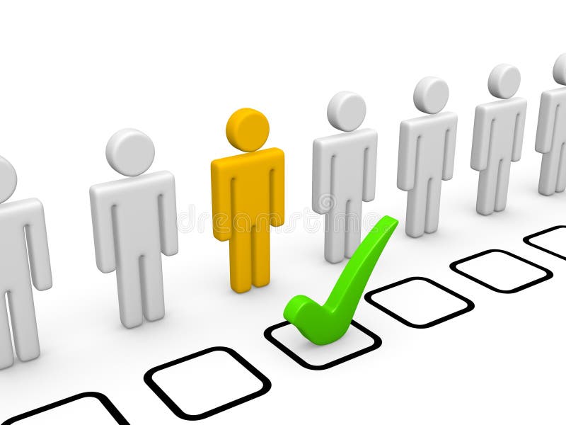 Candidate Qualification Job Interview Stock Vector - Illustration of ...