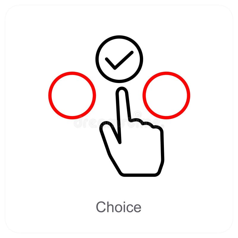 Choice stock vector. Illustration of concept, choose - 339064505