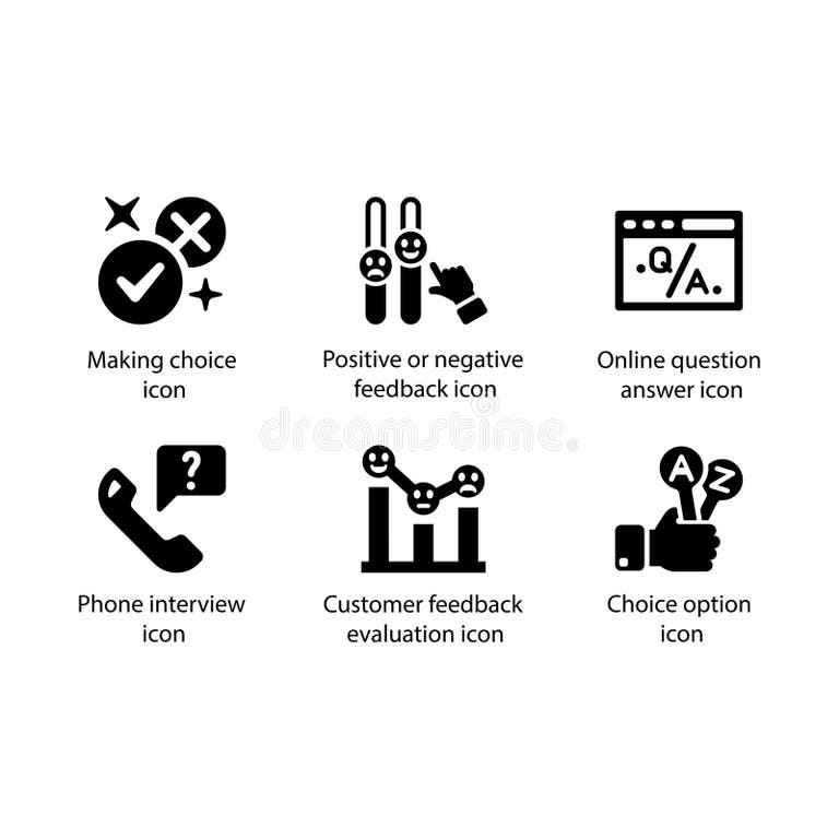 Choice Task, Feedback, Question Answer, Phone Interview, Customer ...