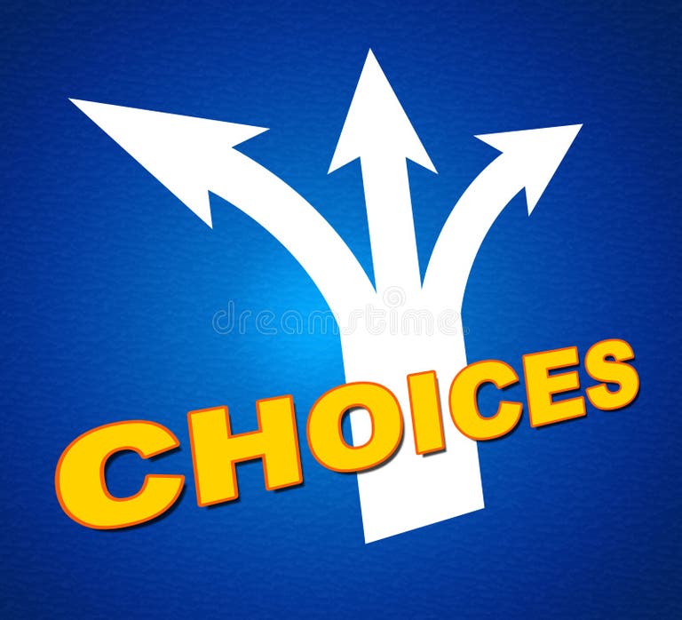 Choices Arrows Shows Stock Illustrations – 40 Choices Arrows Shows ...