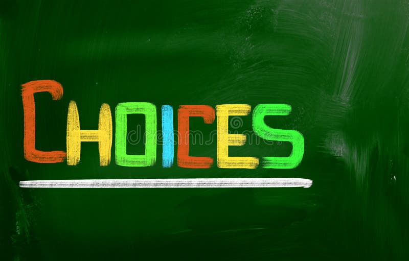 Choices Concept stock illustration. Illustration of choice - 38659405