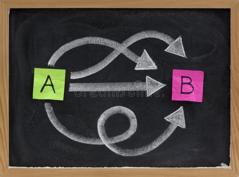 Choices, Options, Alternatives, Solutions Stock Image - Image of chalk ...