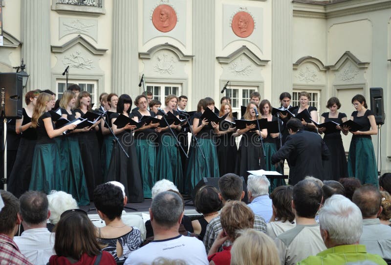 Choir concert editorial stock image. Image of classics - 18857199