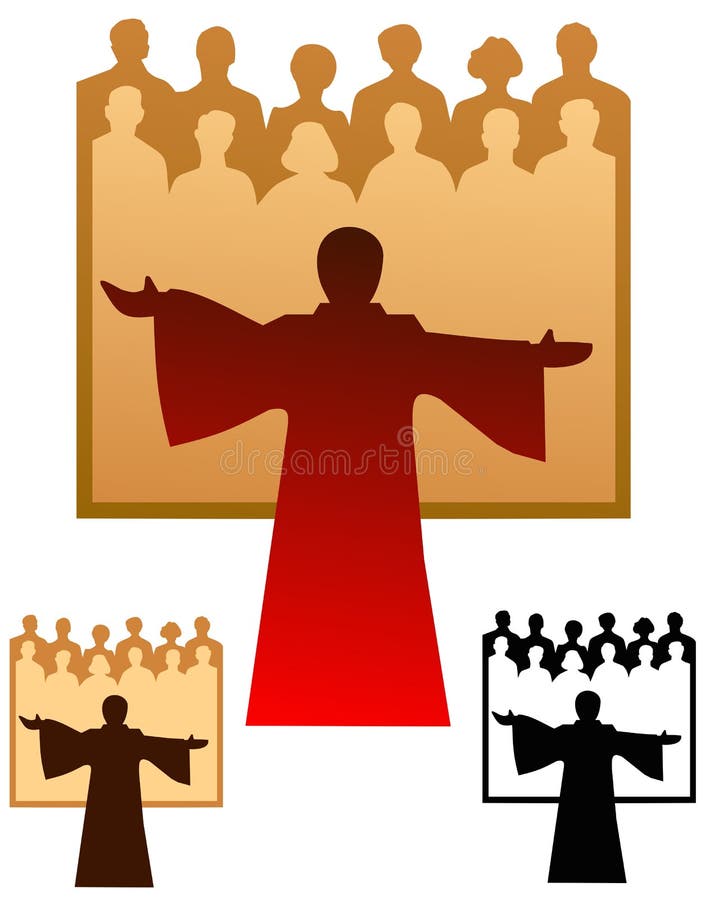 Choir emblem stock vector. Illustration of group, music - 72307742