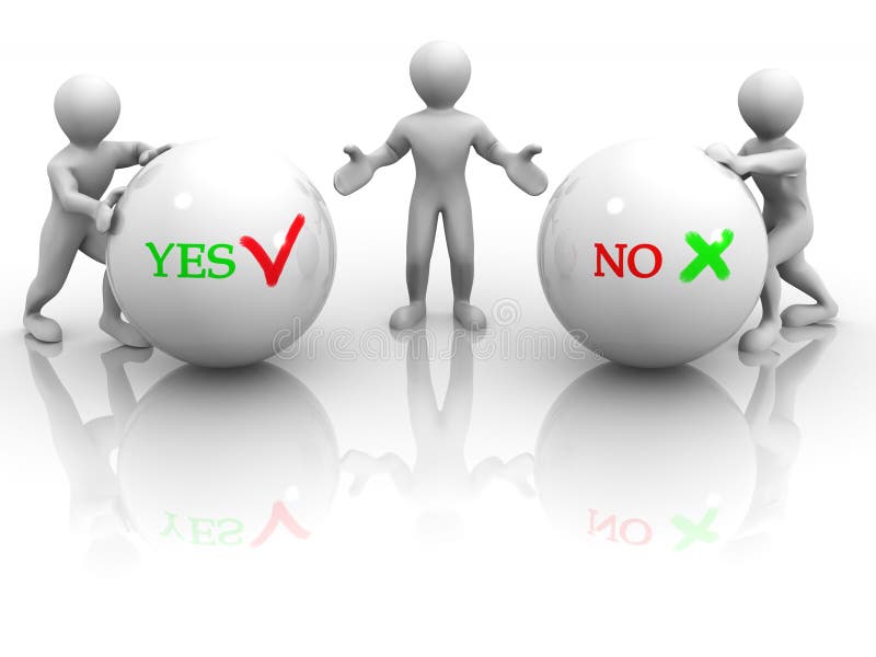 Yes No 3d Stock Illustrations – 1,188 Yes No 3d Stock Illustrations ...