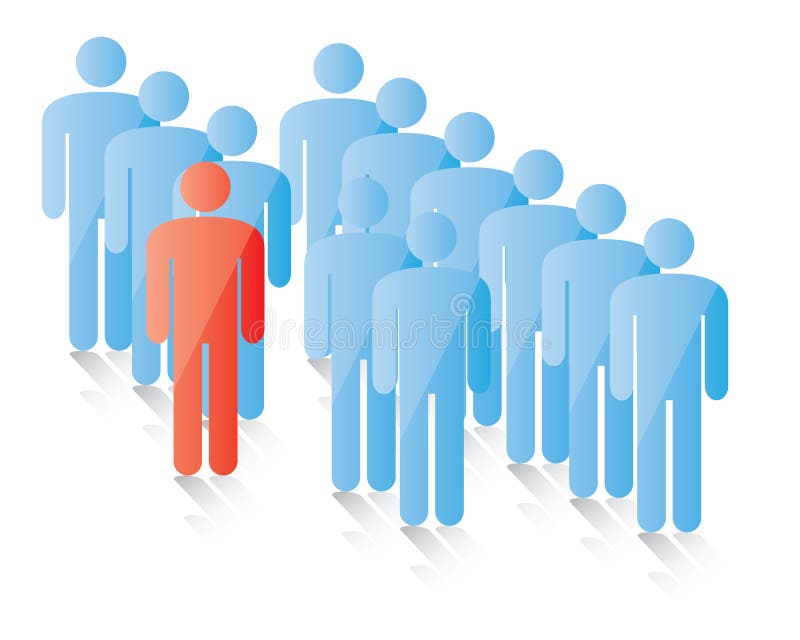 Choising best candidate stock vector. Illustration of male - 83638198