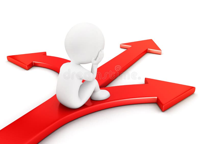 Faire Des Choix Intelligents Clipart