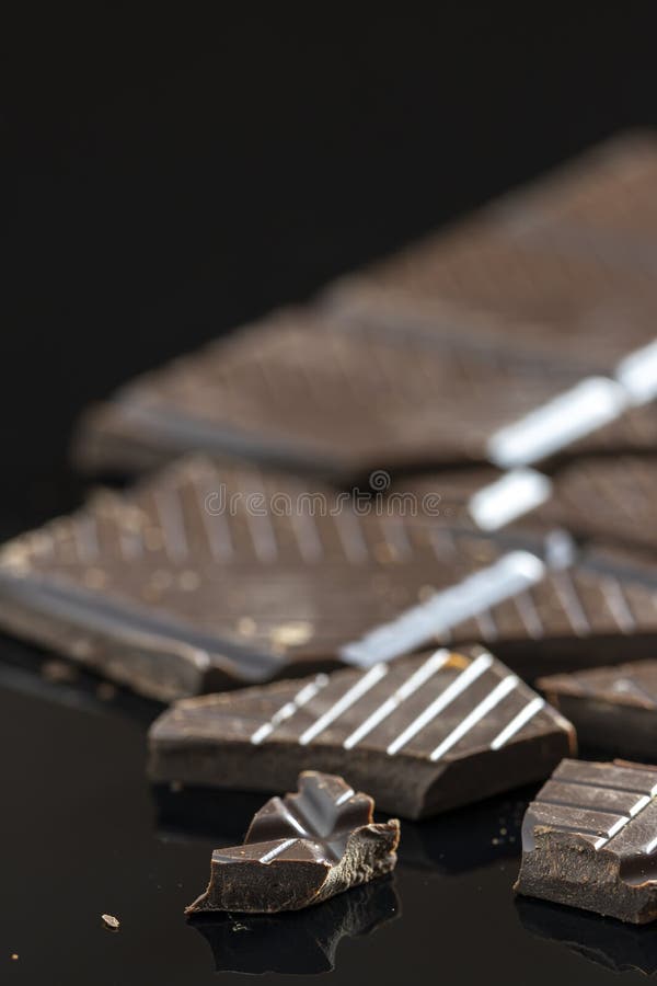 Dark Cholate Covered Strawberries Stock Image - Image of diet, food ...