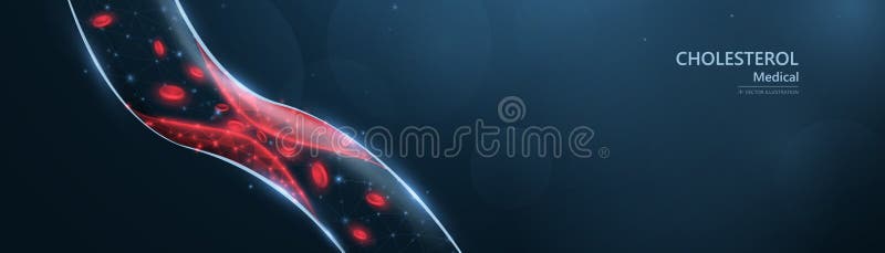 Human Heart Anatomy Form Lines and Triangles, Point Connecting Network ...