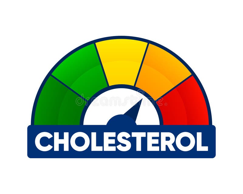 Cholesterol Level Meter with Low and High Fat Test. Blood Risk Stock ...