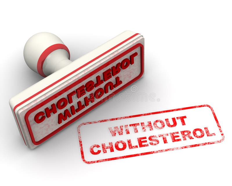 Without Cholesterol. the Seal Stock Illustration - Illustration of ...
