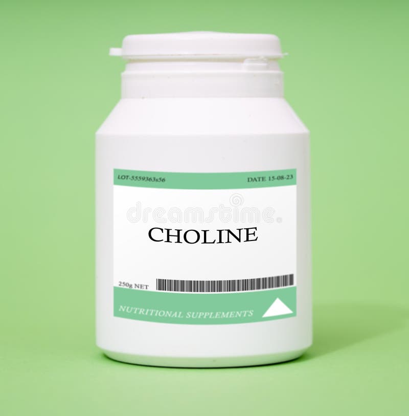 CHOLINE stock image. Image of dietary, white, supplements - 279224007