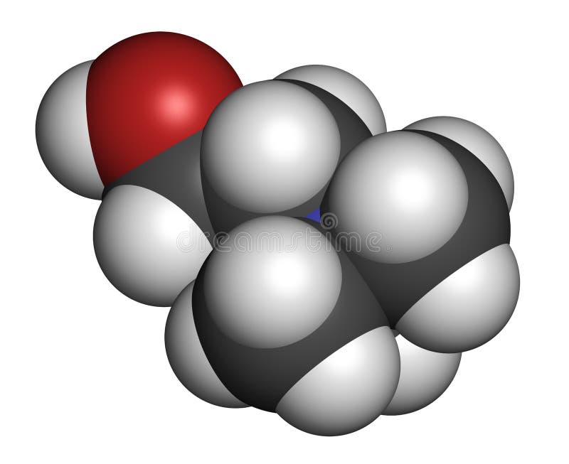 Choline Essential Nutrient Molecule. Skeletal Formula. Stock Vector ...