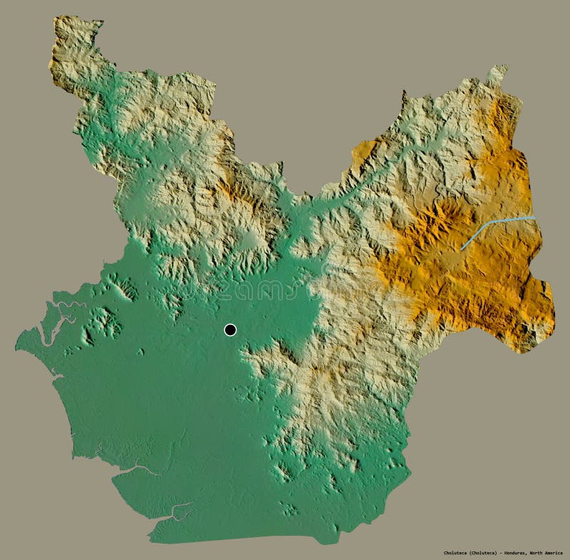 Choluteca Department Republic of Honduras, Departments of Honduras Map ...
